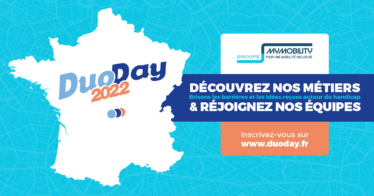 MyMobility engagé pour les DuoDay 2022 ! - Groupe MyMobility